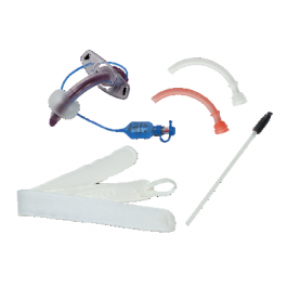 Portex® Blue Line Ultra® Cuffed Fenestrated Tracheostomy Tube Kit 100 ...